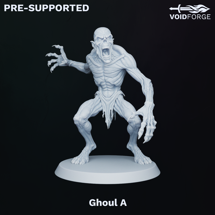 3D Printable Ghoul A by Voidforge