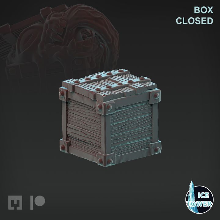 3D Printable Wooden box - Mimic by Ice Tower