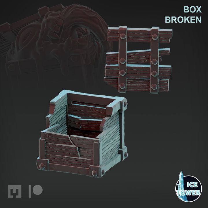 3D Printable Wooden box - Mimic by Ice Tower