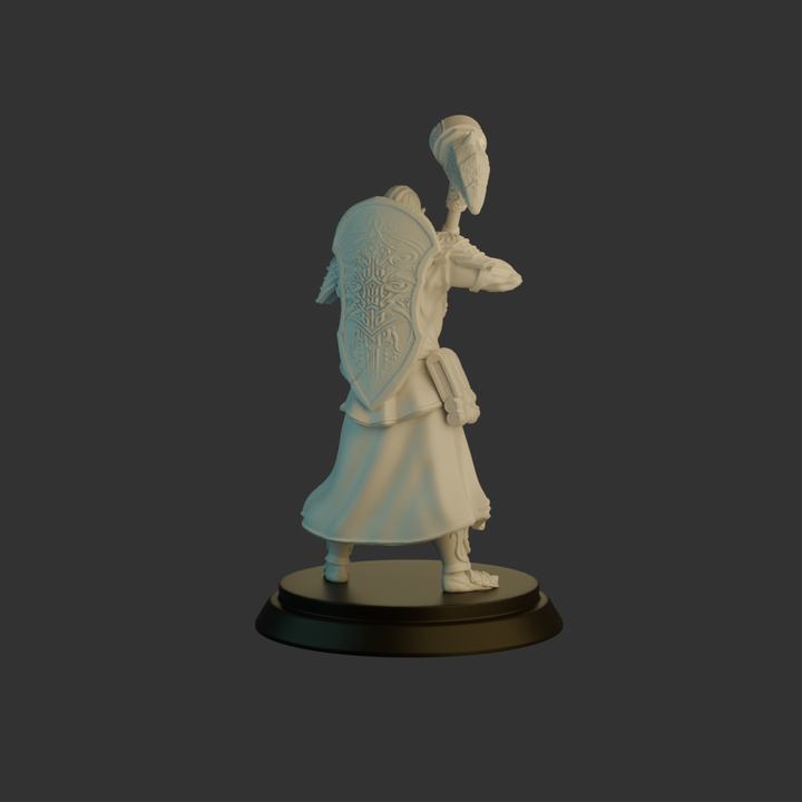 3D Printable Male Cleric Elf by Tenda Orc Studio