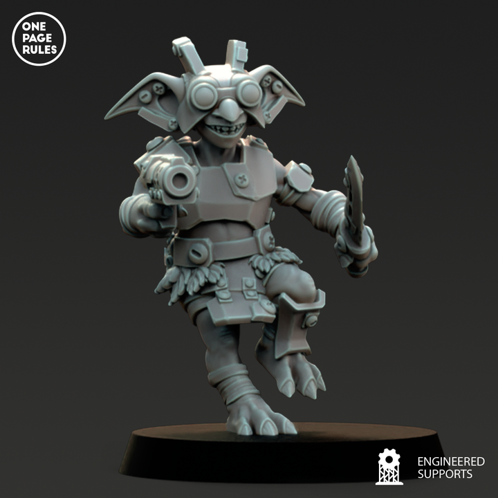 3D Printable Storm Mob - Goblin Reclaimers by One Page Rules