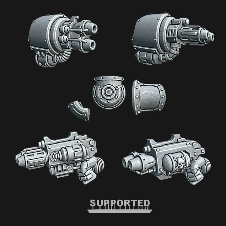 3D Printable Saturn Melee Centurion Conversion Kit by Red Warden Miniatures