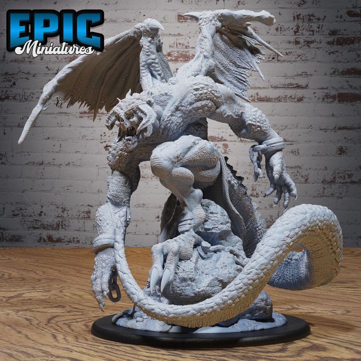 3D Printable Pit Archdemon / Giant Demon Spawn / Demonic Creature ...