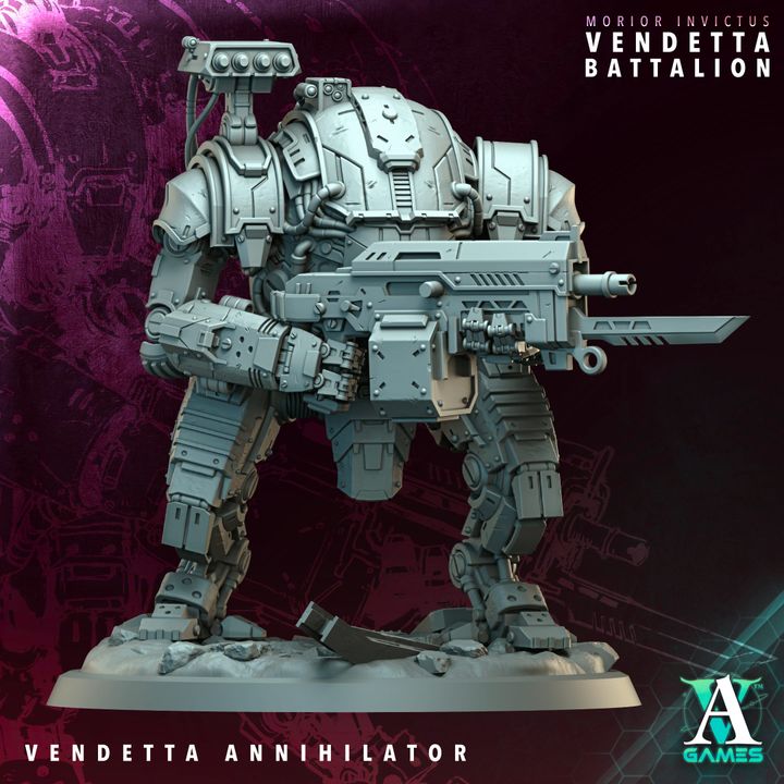 3D Printable Vendetta Annihilator & Linebreaker by Archvillain Games