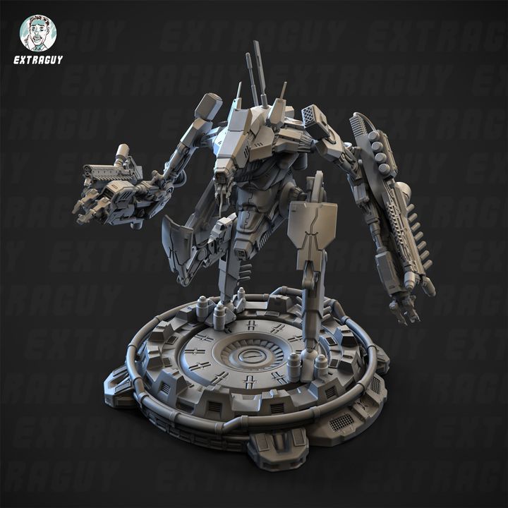 3D Printable D9 Shrimp Stomper 150mm Poseable Set by Extra Guy