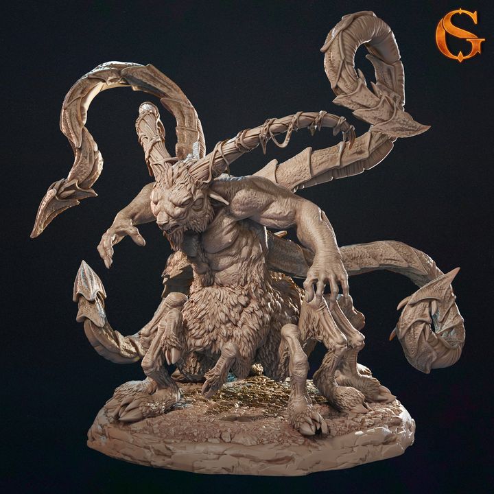 3D Printable Many-Eyes Bio-Spawn Monster by SolGood Creations