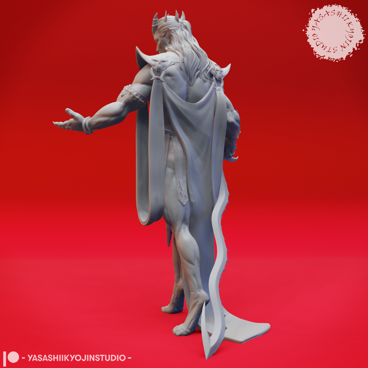 3D Printable Graz'zt - The Demon Prince of Pleasure - Tabletop ...