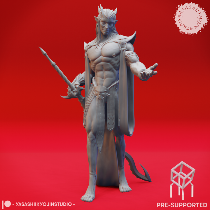 3D Printable Graz'zt - The Demon Prince of Pleasure - Tabletop ...