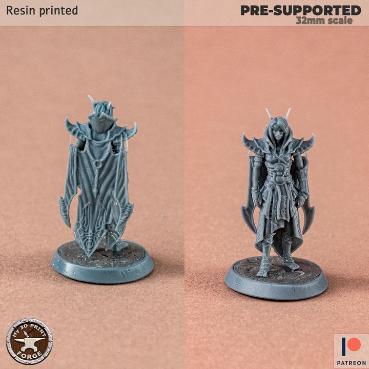 3D Printable Void Elves BUNDLE (22 Unique Pre-supported STLs) by ...