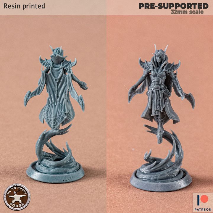 3D Printable Void Elves BUNDLE (22 Unique Pre-supported STLs) by ...