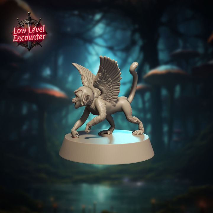 3D Printable Flying Monkey by Low Level Encounter