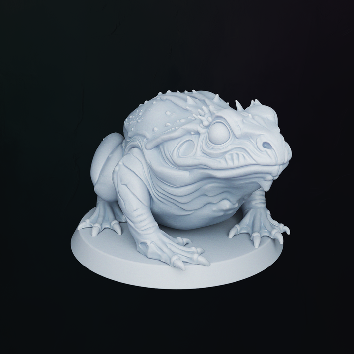 3D Printable Giant Frog by Voidforge