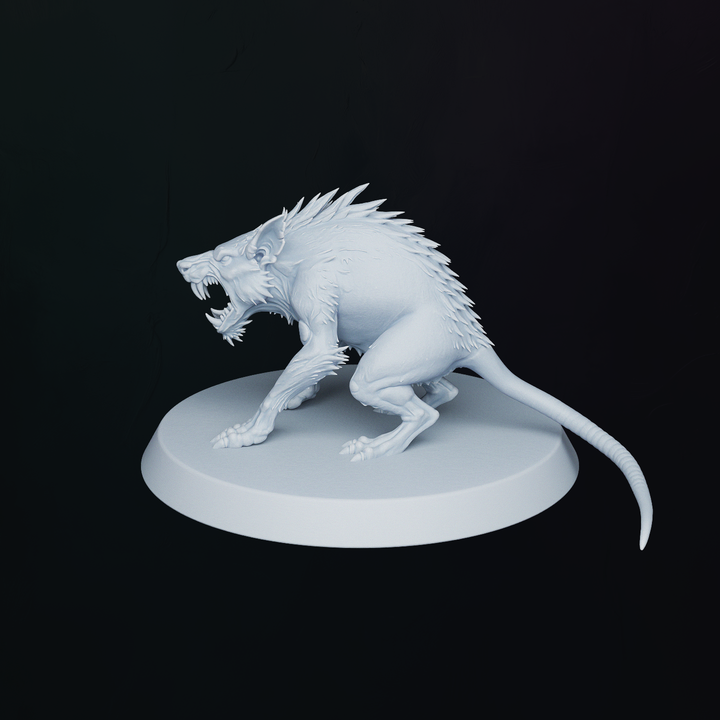 3D Printable Giant Rat by Voidforge