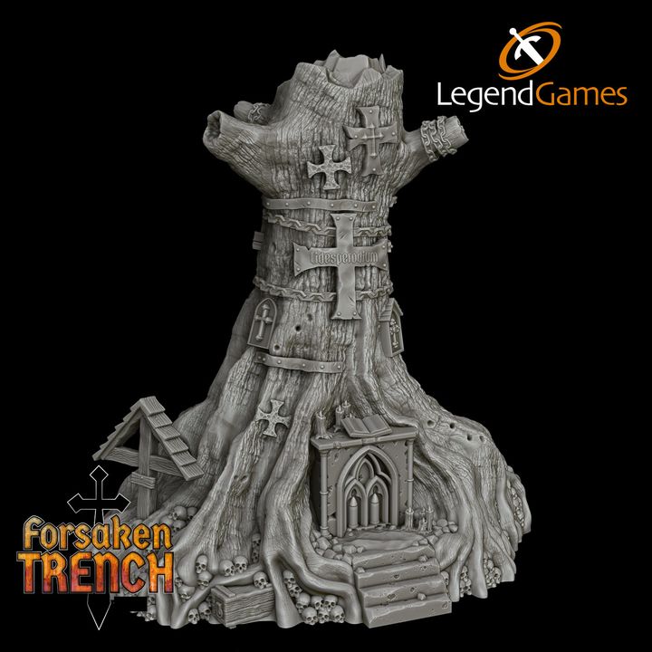 3D Printable LegendGames Tree of Woe - Trench crusade shrine by Legend ...
