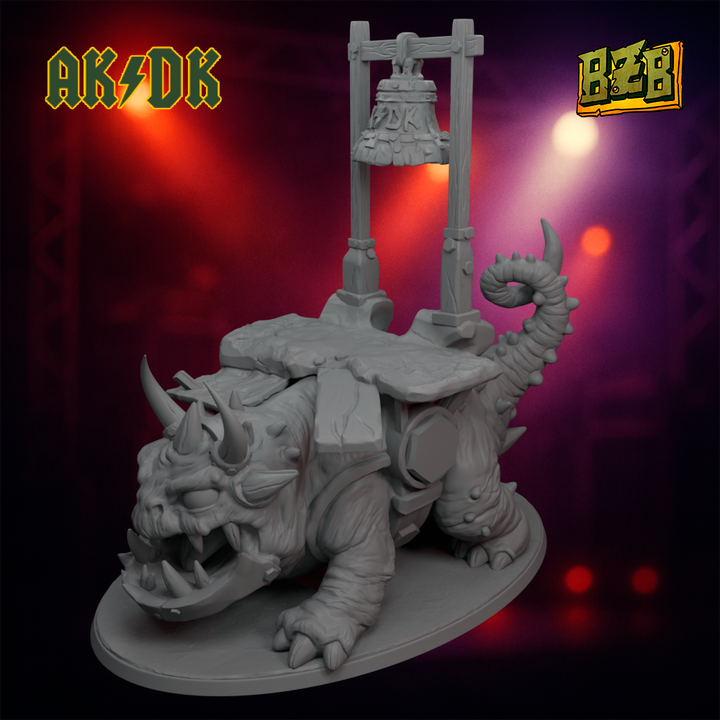3D Printable Zkiggoth – Mobile Waaagh Stage of Legends by Big Zkreen Boyz
