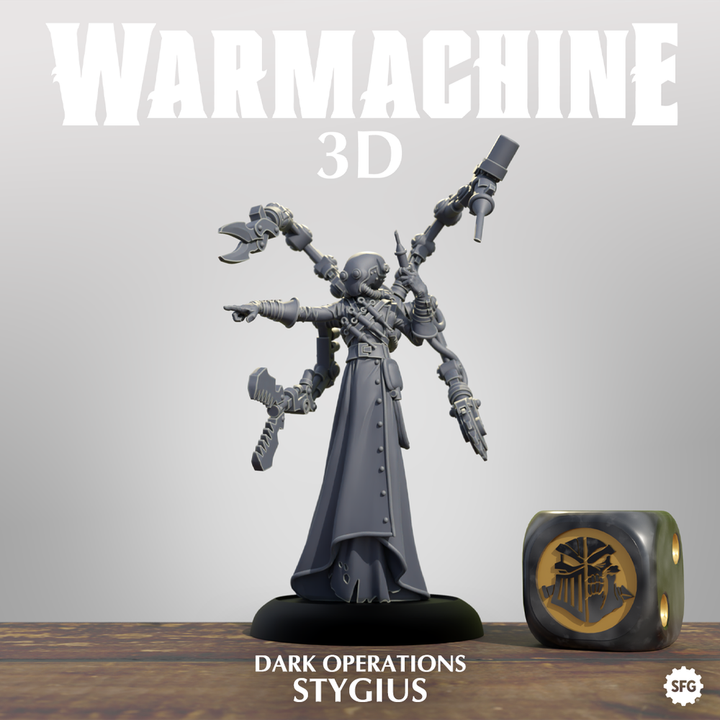 3D Printable Dark Operations Stygius by WARMACHINE 3D