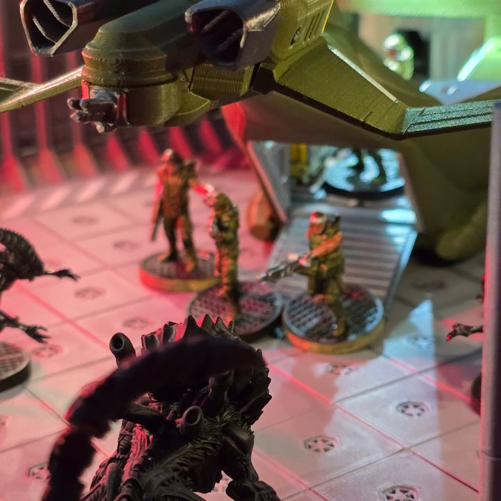 3D Printable Wolfram UD-25C Comanche Dropship by 2nd Dynasty