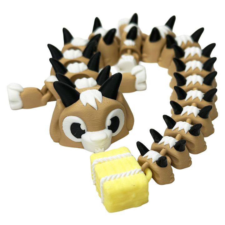 3D Printable Goat Dragon by Studio Ambo