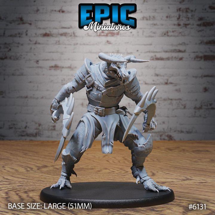 3D Printable Demon Knight Set / Hell Warrior / Infernal Paladin Spawn ...