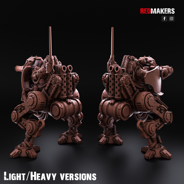 3D Printable Scout Solar Mech - Imperial Force by RedMakers
