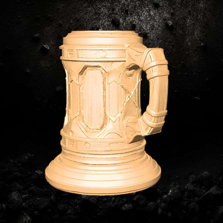 3D Printable Aeon Sentinel Tankard by Galandir's Pit & Cie