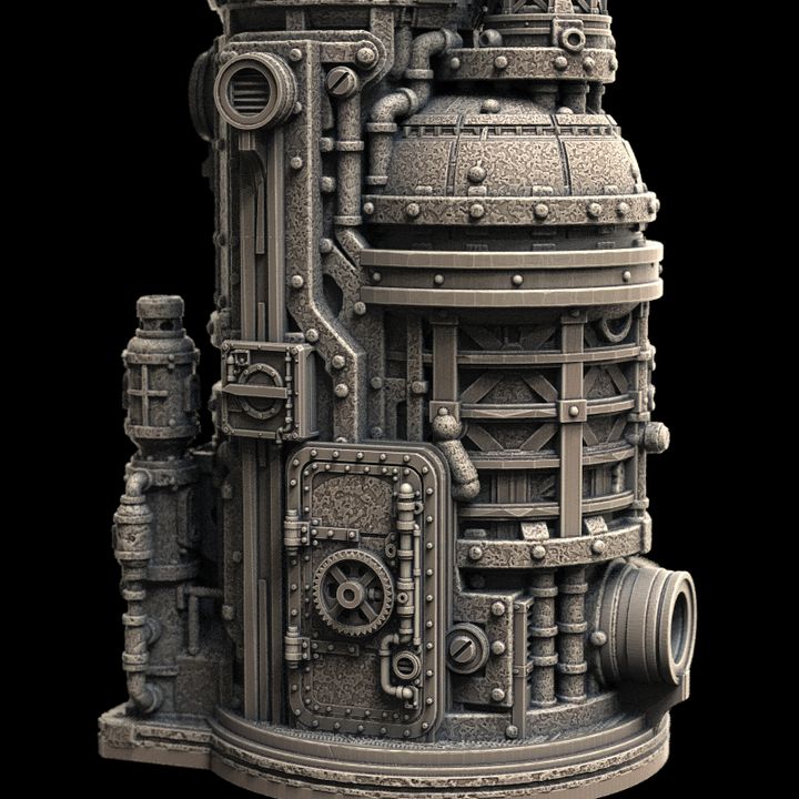 3D Printable The Mechanical Gutter Tower 30 - Dice Tower (From The ...