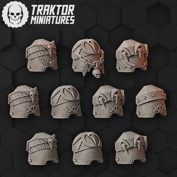 3D Printable Mk Hex Crow Bits Bundle by Traktor Miniatures