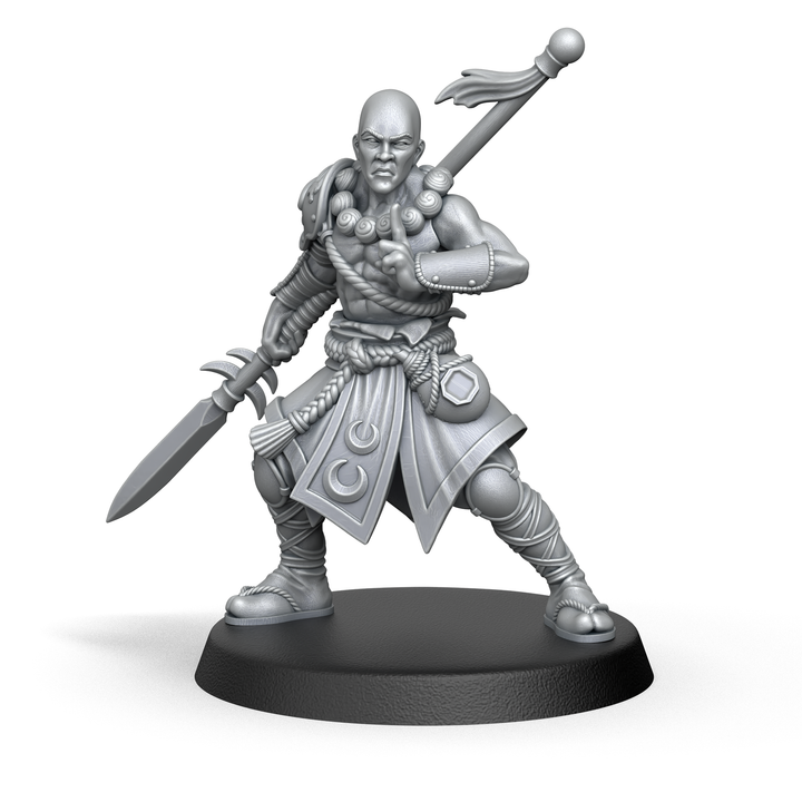 3D Printable Battle Monk by Punga Miniatures