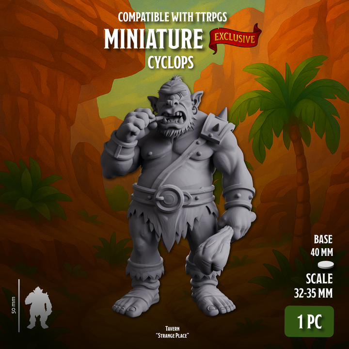 3D Printable CYCLOPS by The Strange Place Tavern