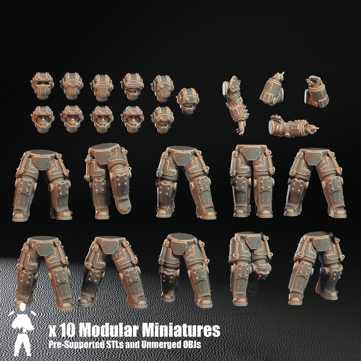 3D Printable Tributary Pocket Steel - Project Morningstar by ThatEvilOne