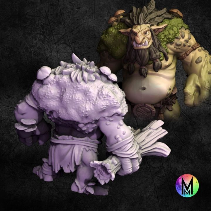 3D Printable Troll - Troll with club ( Troll for 5e / OPR compatible ...
