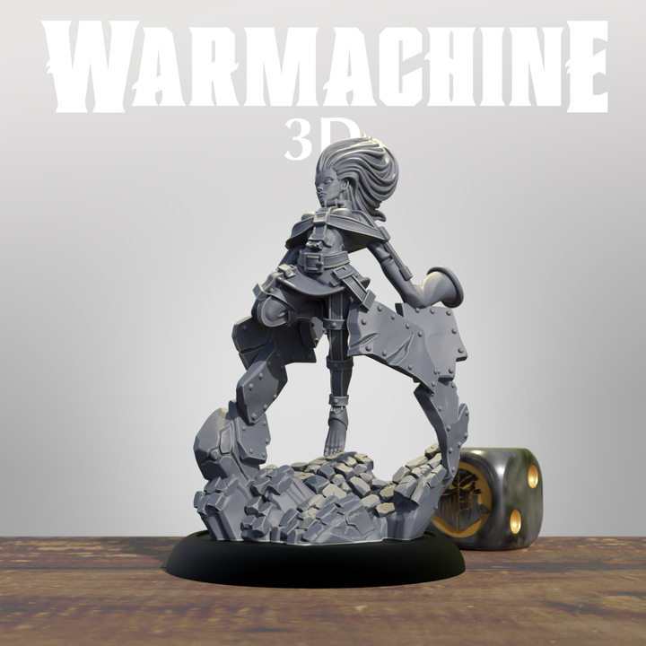 3D Printable Crucible Guard Command Starter by WARMACHINE 3D
