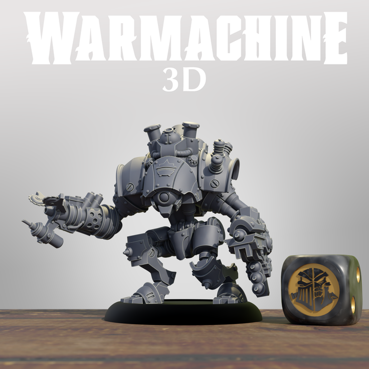 3D Printable Crucible Guard Command Starter by WARMACHINE 3D