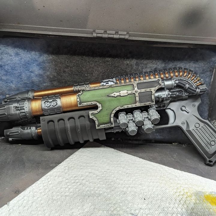 3D Printable Scifi Plasma Blaster by Joe D