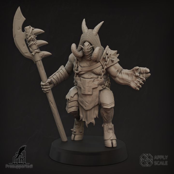 3D Printable The Court - Yoke Fiend 3 Demon Warrior by Apply Scale