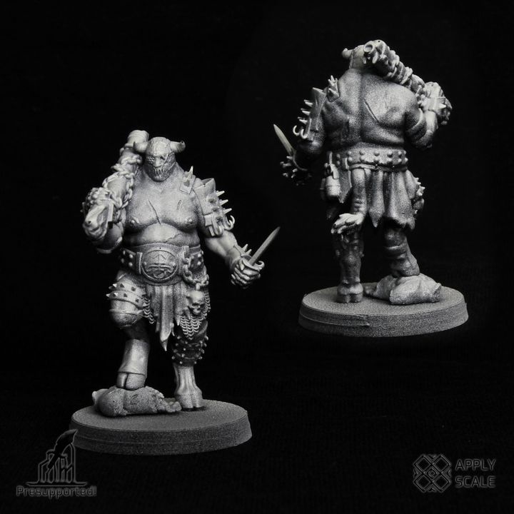 3D Printable The Court - Yoke Fiend 1 Demon Warrior by Apply Scale