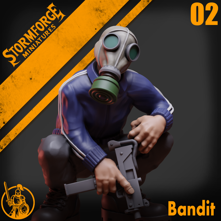 3D Printable Post-Apocalyptic MAC-10 Bandit 02 - slav squatting by ...