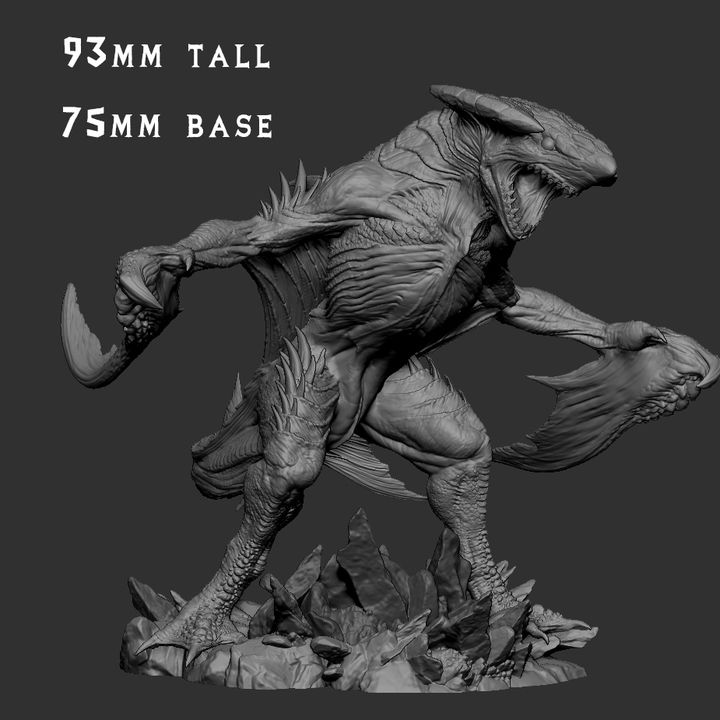 3D Printable Atlas Shredder (Pose 03) by Mini Monster Mayhem