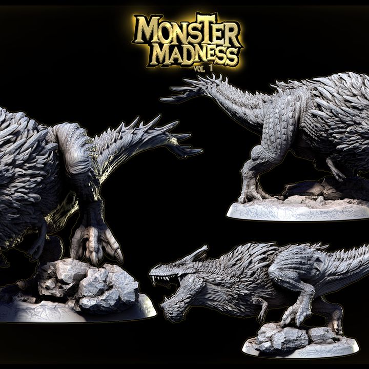 3D Printable king Rex (pose03) by Mini Monster Mayhem
