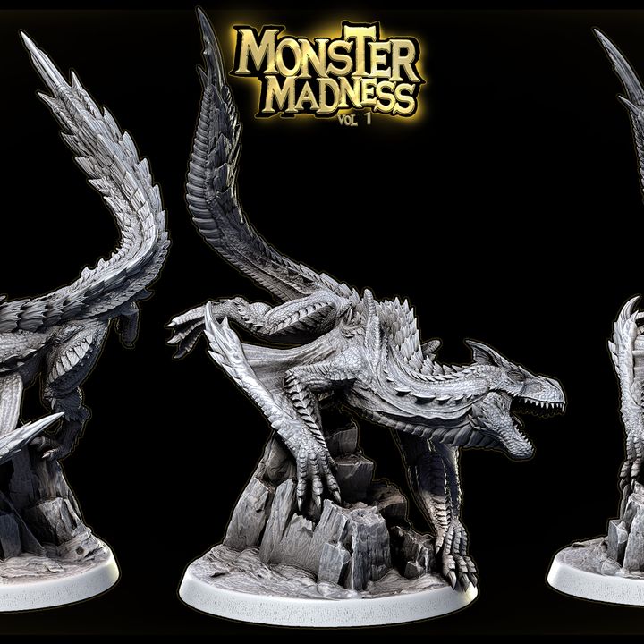 3D Printable Fel rex (Pose 3 of 3) by Mini Monster Mayhem