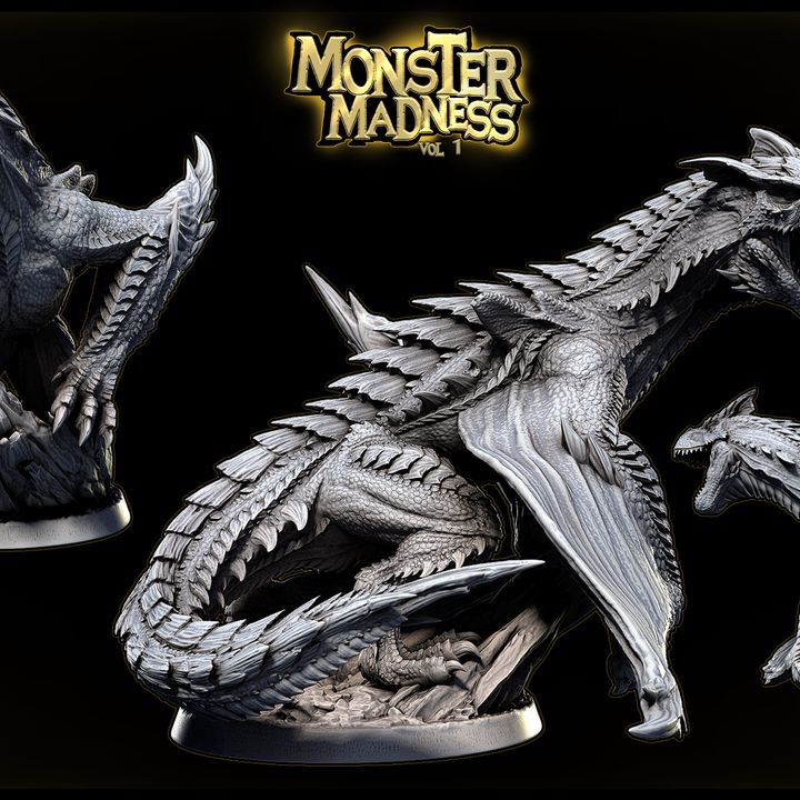 3D Printable Fel rex (Pose 2 of 3) by Mini Monster Mayhem