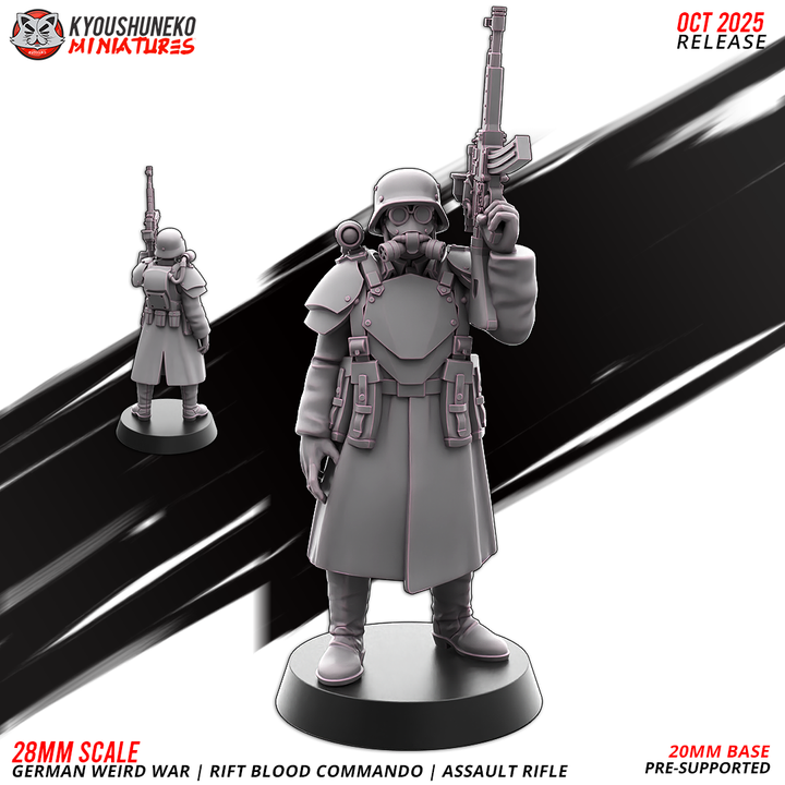 3D Printable Assault Rifle | Rift Blood Commando | German Weird War by ...